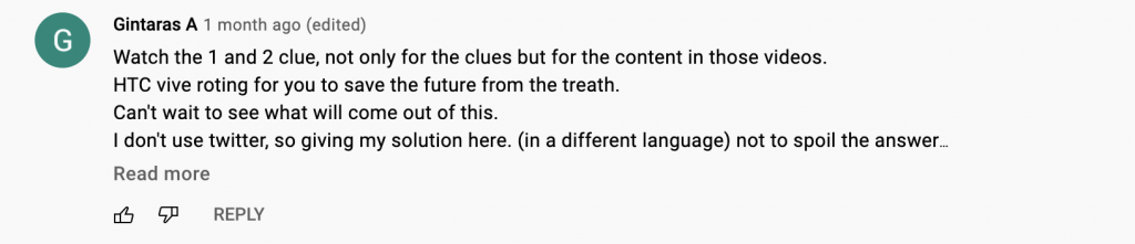 Announcing the Top 3 #VIVEPORTAL ARG content creators for Phase 1 ...