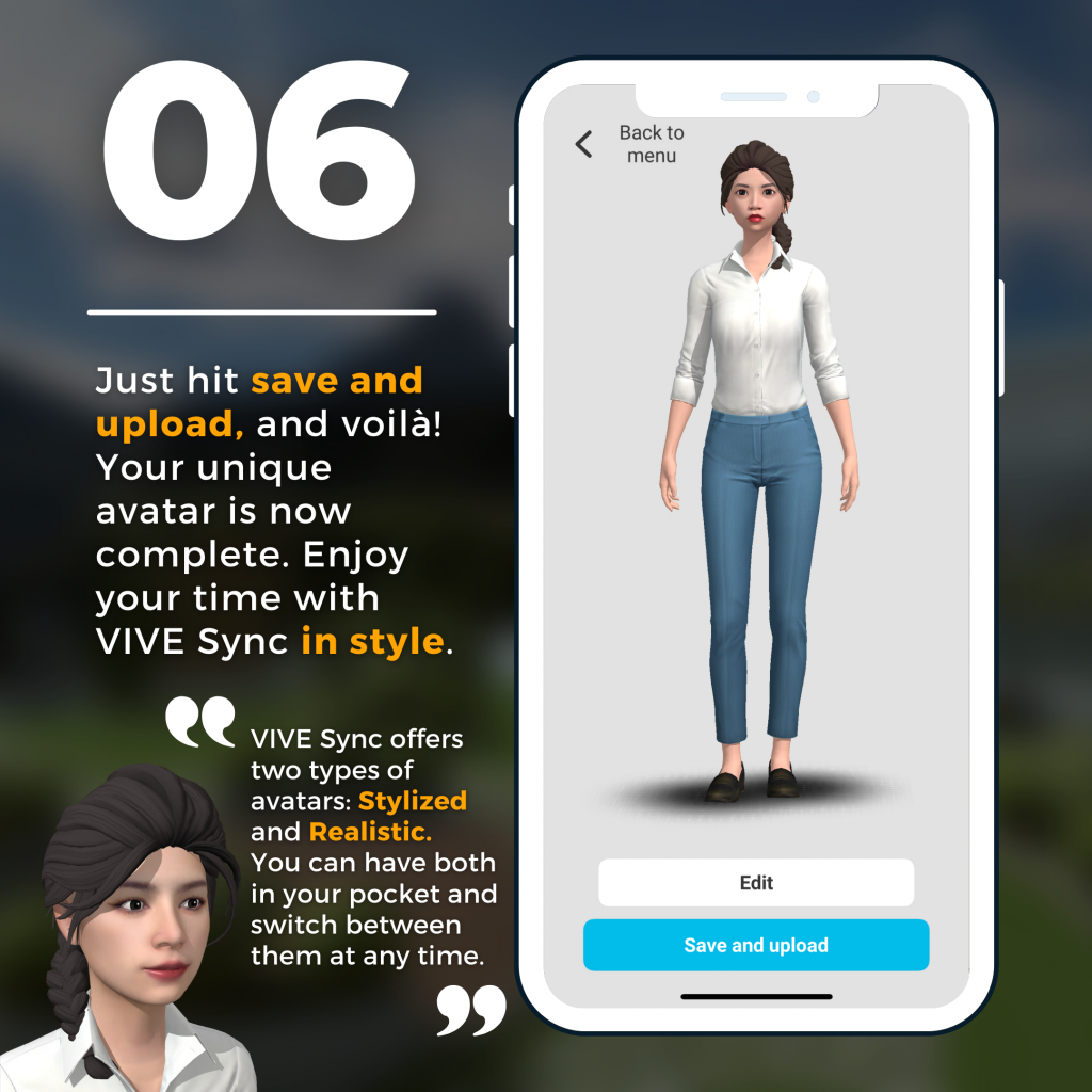 Create Your Unique Avatar With VIVE Sync in 5 Minutes | VIVE Blog